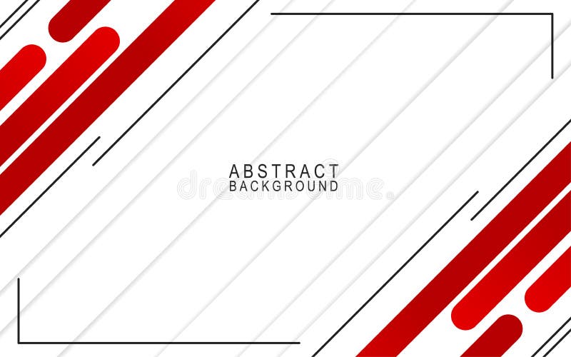 Red and White Abstract Banner Background Design Stock Vector ...