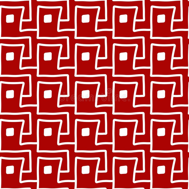 A Red and White Abstract Pattern Background, Seamless Stock ...