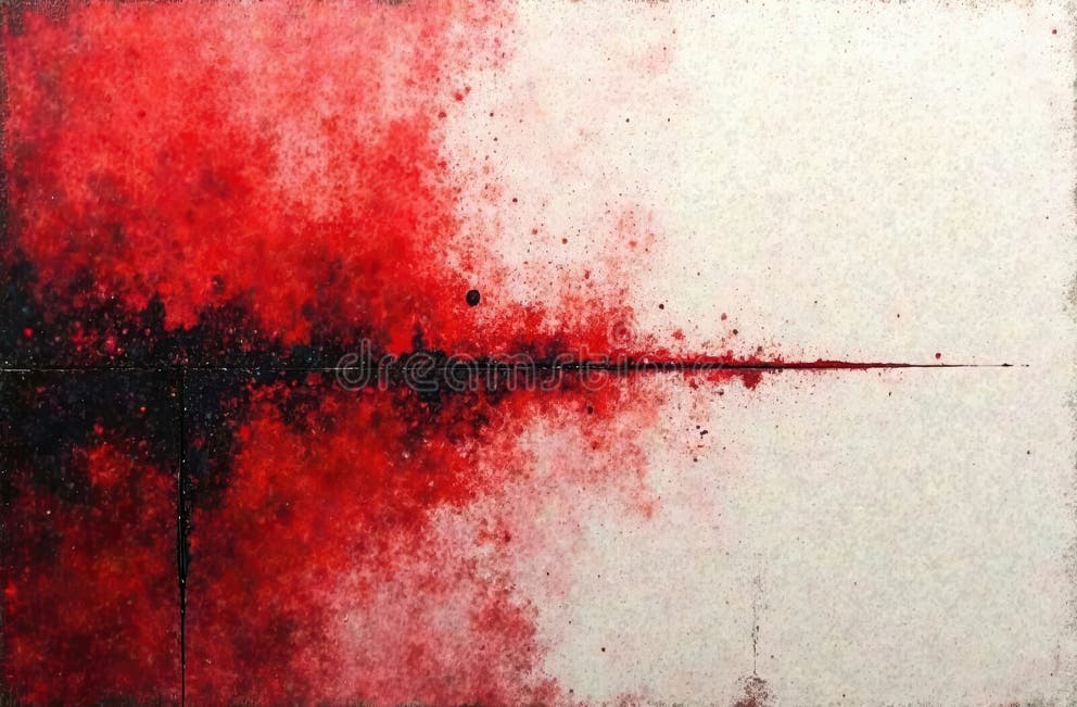 Red and White Abstract Splatter with Linear Contrast in Dynamic ...