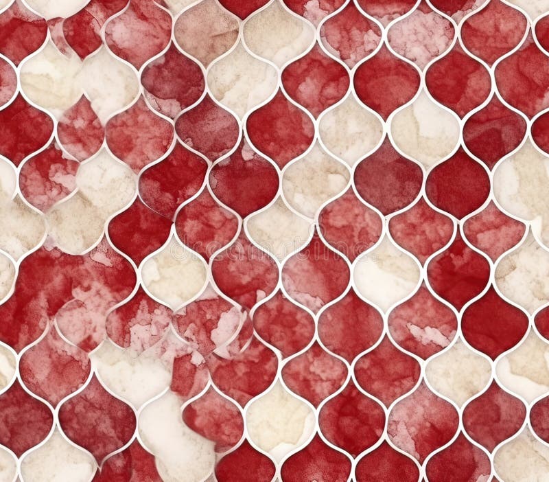 Red and White Acid Wash, Fabric Pattern, Seamless Pattern. Stock ...