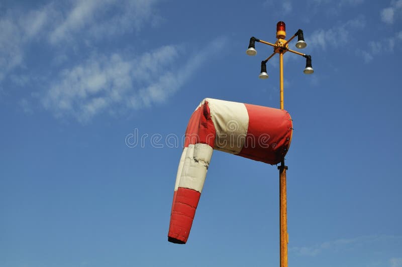 Airfield windsock stock image. Image of inform, extended - 142533585