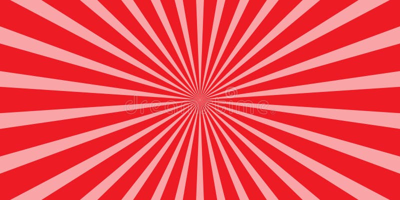 Red and White Background Star Burst Vector. Red Sunburst Pattern Sunny ...