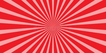 Red and White Background Star Burst Vector. Red Sunburst Pattern Sunny ...