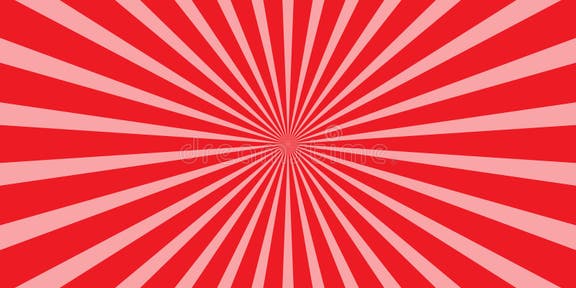 Red and White Background Star Burst Vector. Red Sunburst Pattern Sunny ...