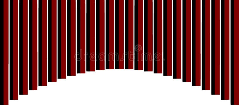 A Red and White Background with Vertical Lines Stock Illustration ...