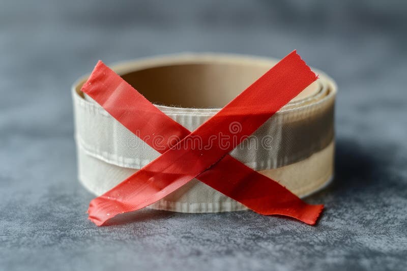Red and White Barrier Tape Signifying Restricted Access in an Unsafe ...