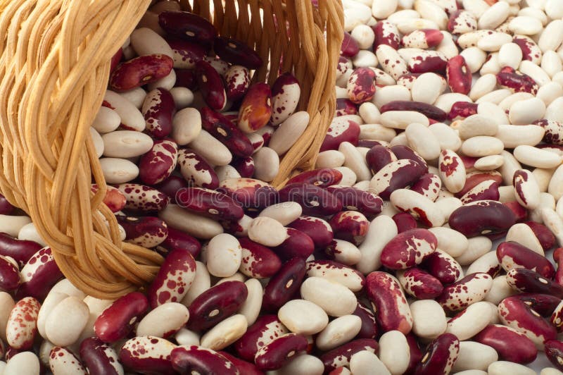 Red and white beans stock photo. Image of healthy, soybean - 37473154