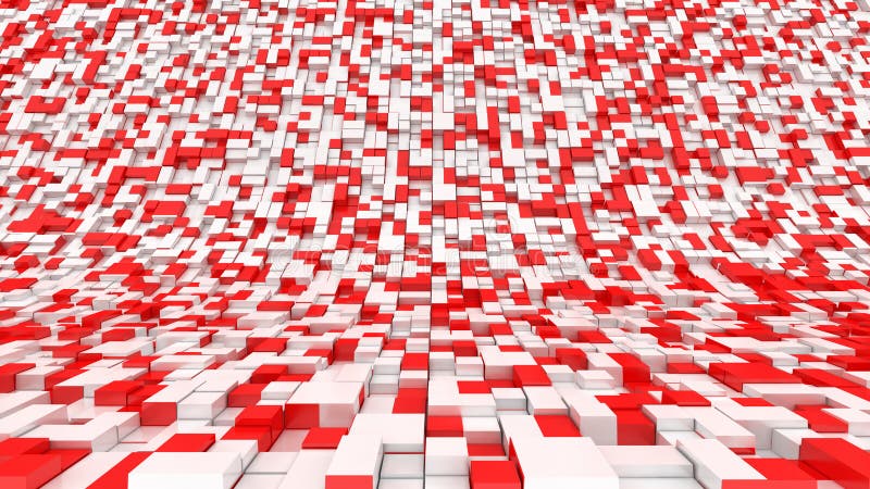 Red white blocks stock illustration. Illustration of modern - 37965992