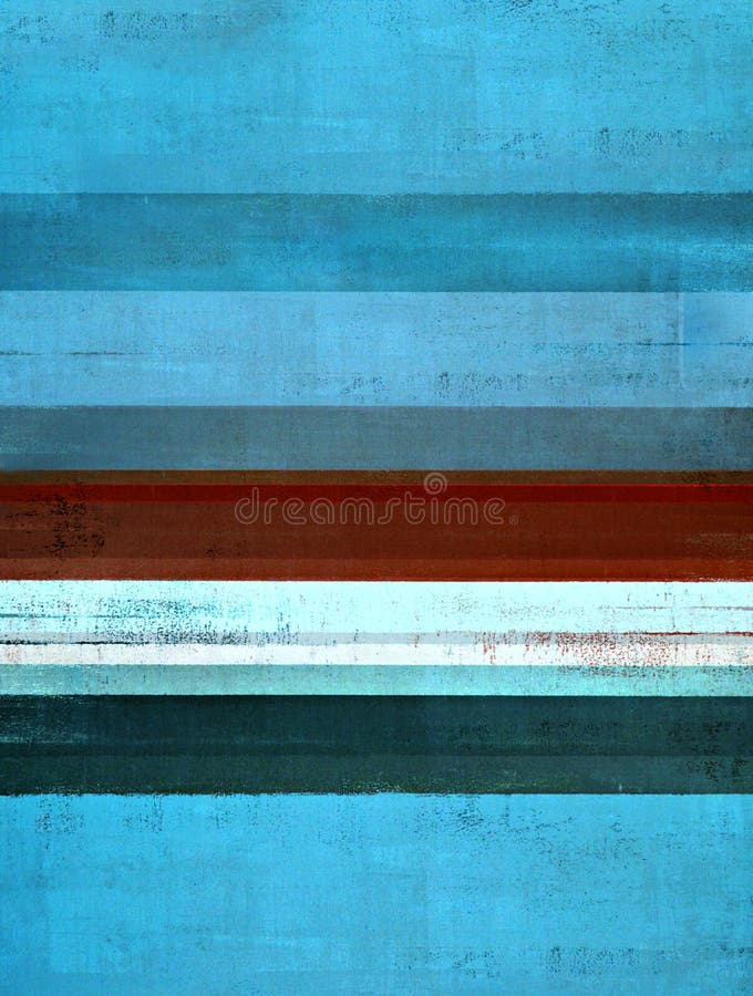 Red, White and Blue Abstract Art Painting Stock Image - Image of ...