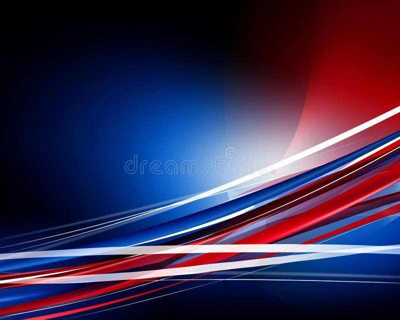 A Red White and Blue Abstract Background Stock Illustration ...