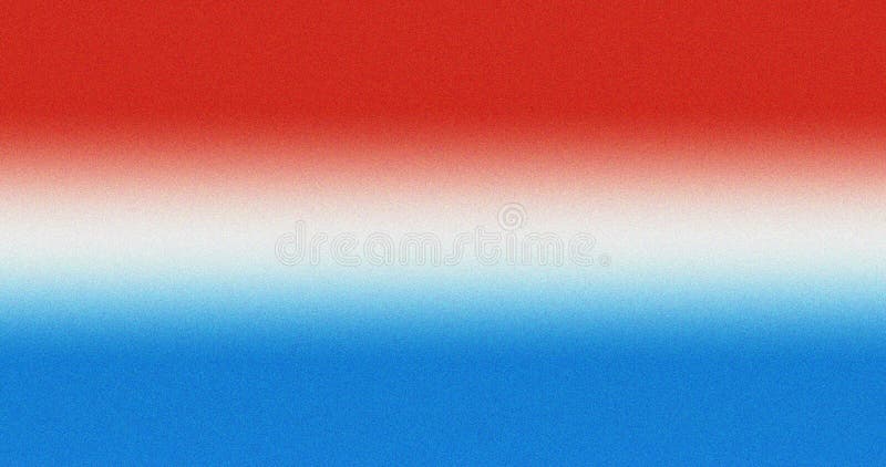 Red, White and Blue Gradient Background with Noise Texture. Abstract ...