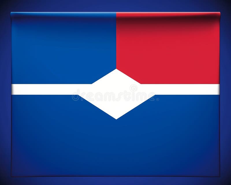 A Red White and Blue Square with the Flag of Texas on it Stock ...