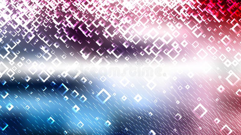 Red White and Blue Square Modern Background Stock Vector - Illustration ...