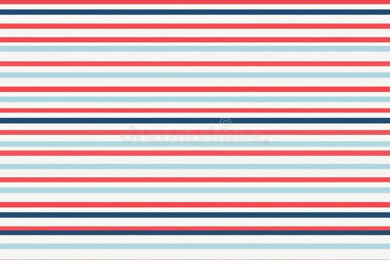 Red, White and Blue Stripes in a Pattern Stock Illustration ...