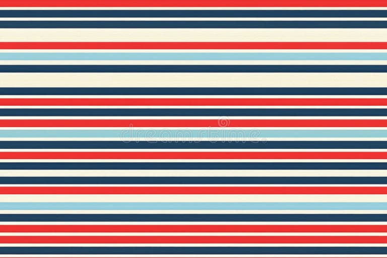 Red, White and Blue Stripes in a Repeating Pattern Stock Illustration ...
