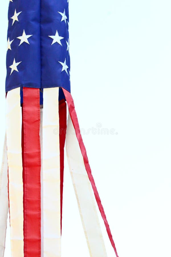 Patriotic Wind Sock stock image. Image of stars, wind - 166509497