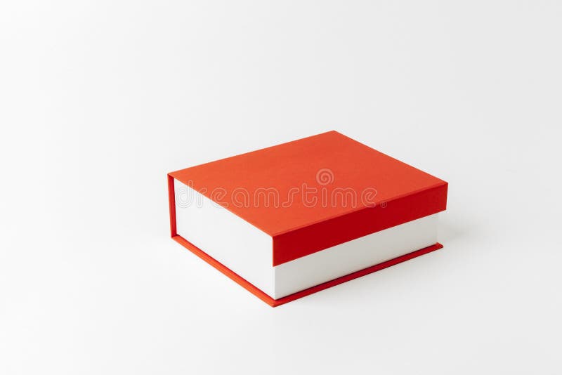 Red and white box stock photo. Image of present, package - 102562466