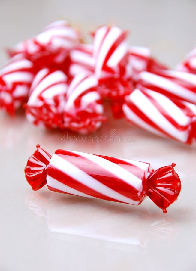 Red And White Candy Picture. Image: 8247387
