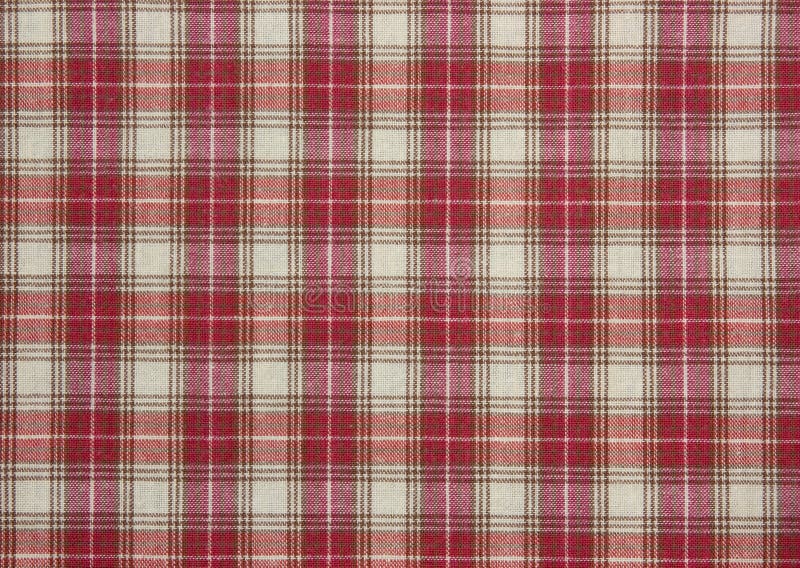 Red and White Checked Pattern Stock Photo - Image of material, fashion ...