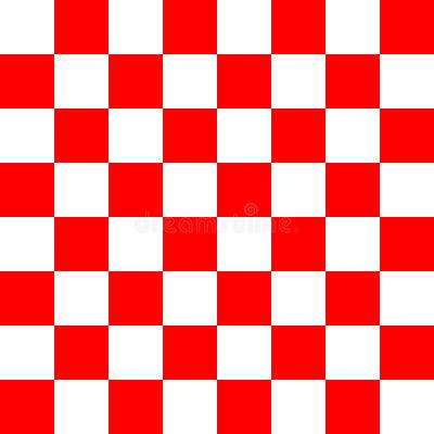 Red and White Checker Texture Pattern Stock Vector - Illustration of ...