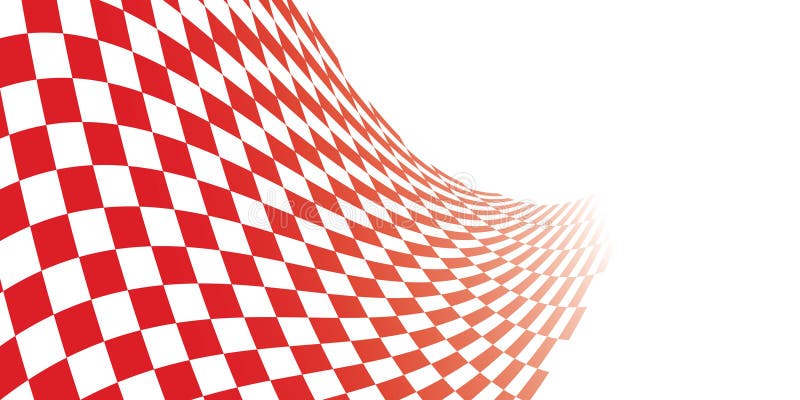 Red and White Checkered Background. Template for Poster Design.Vector ...