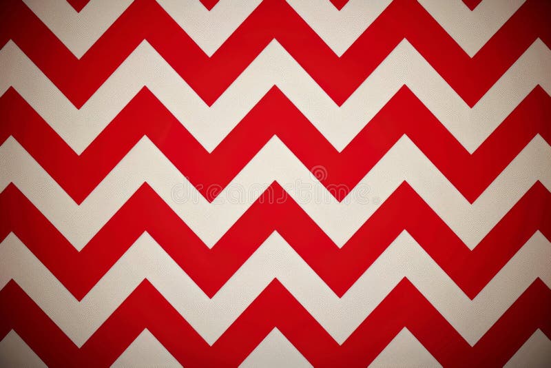 Red and White Chevron Pattern Stock Illustration - Illustration of ...