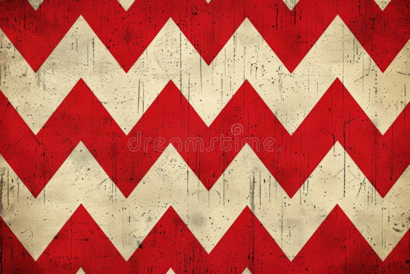 Red and White Chevron Pattern Stock Illustration - Illustration of ...