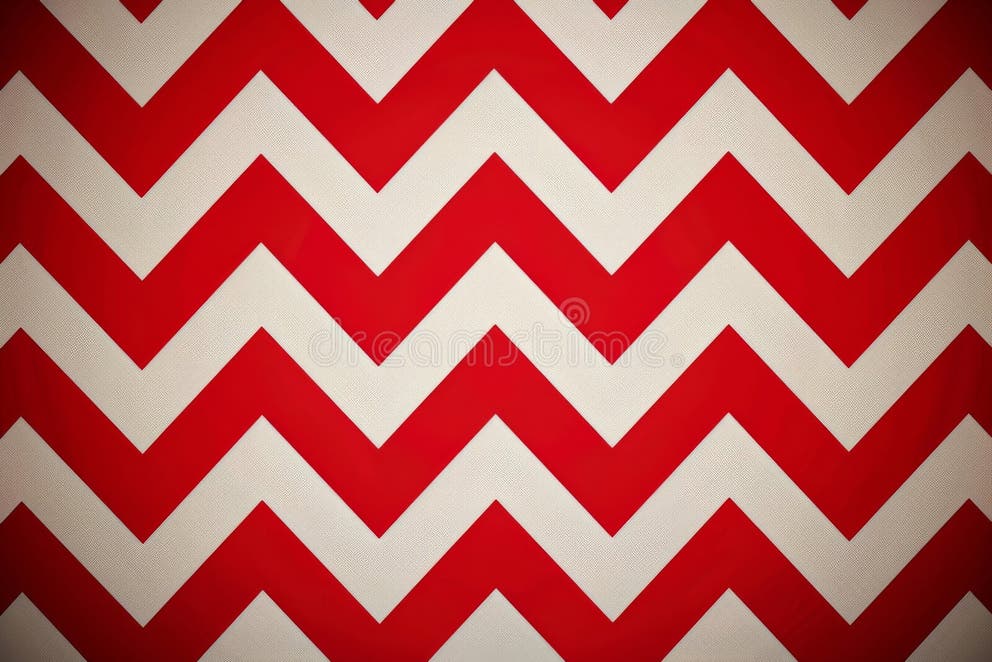Red and White Chevron Pattern Stock Illustration - Illustration of ...