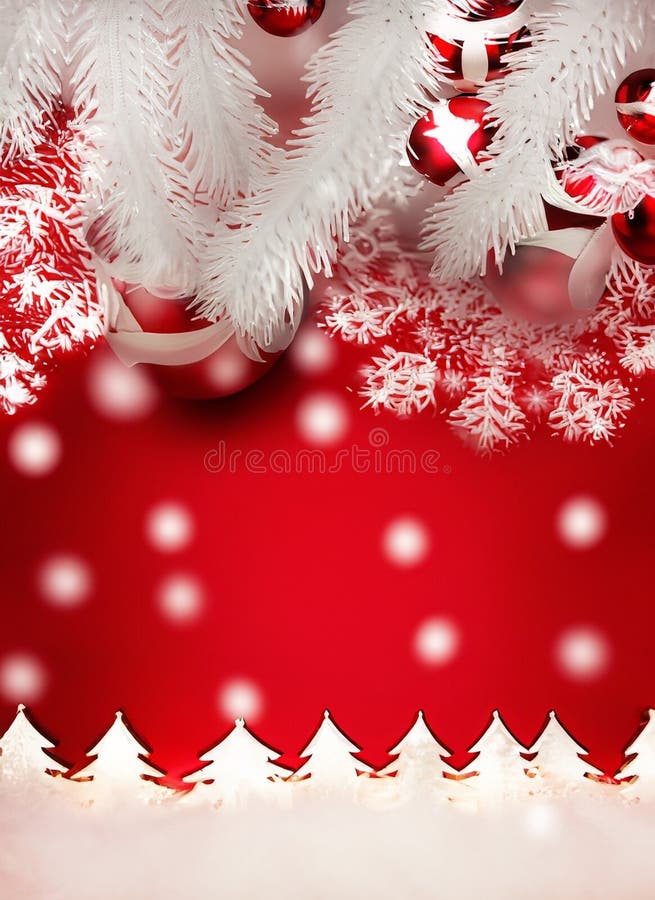Red and White Christmas Background Stock Illustration - Illustration of ...