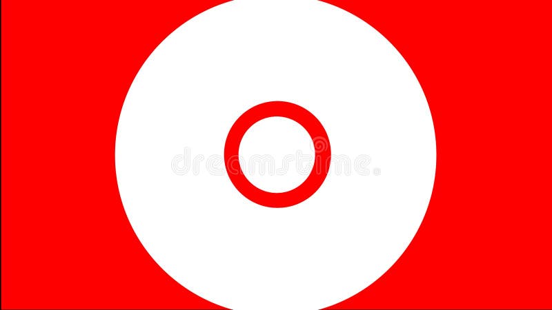 Red and White Circle Shapes Animation Footage for Presentation Banner ...
