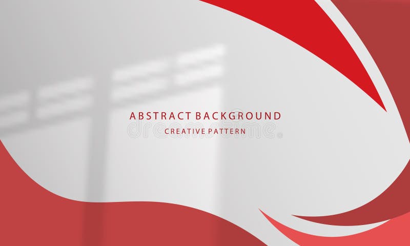 Red White Color Spiral Geometric Abstract Background with Shadow ...