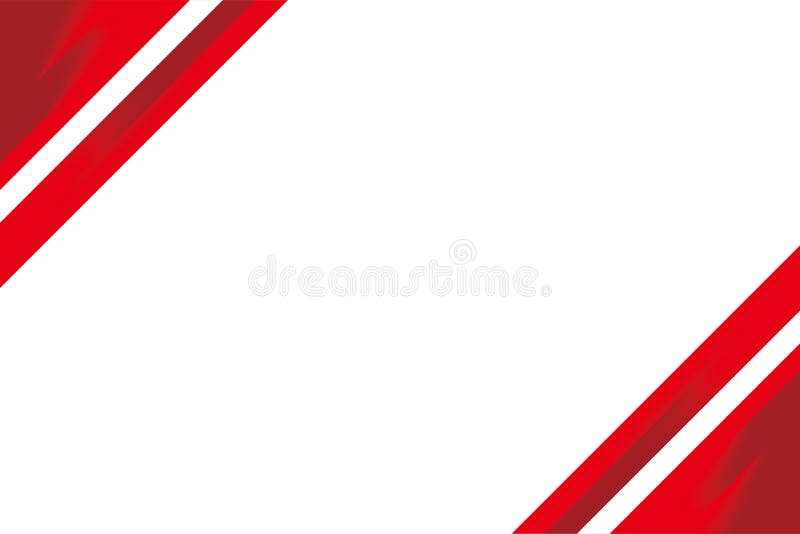 Red White Corner Background with Copy Space Stock Vector - Illustration ...