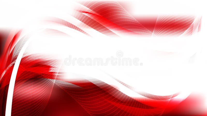 Red and White Curved Lines Background Vector Illustration Stock Vector ...