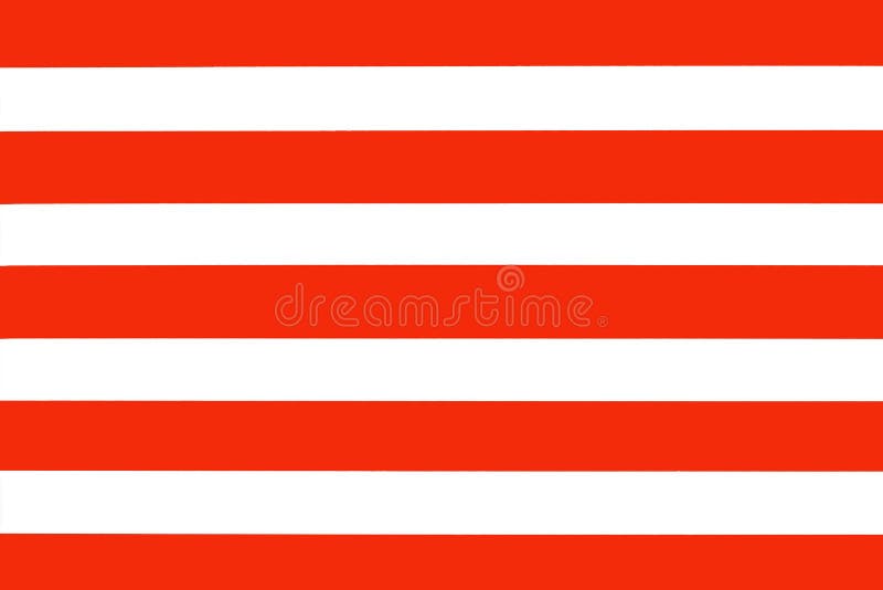 Red And White Horizontal Stripes
