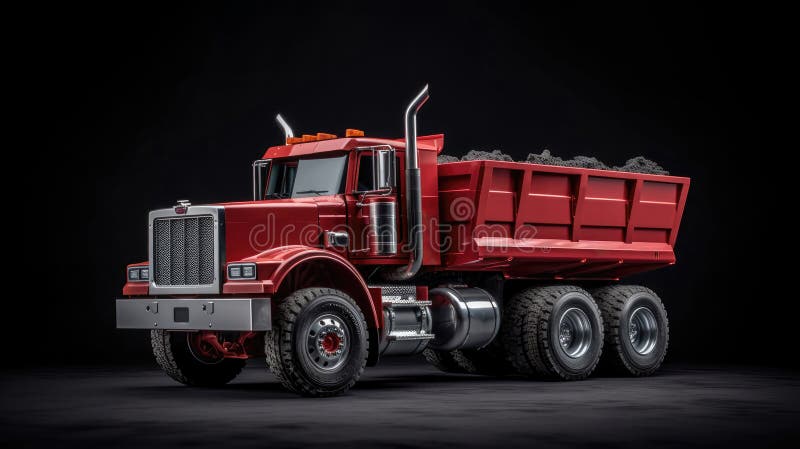Dump Truck Red Stock Illustrations – 717 Dump Truck Red Stock ...