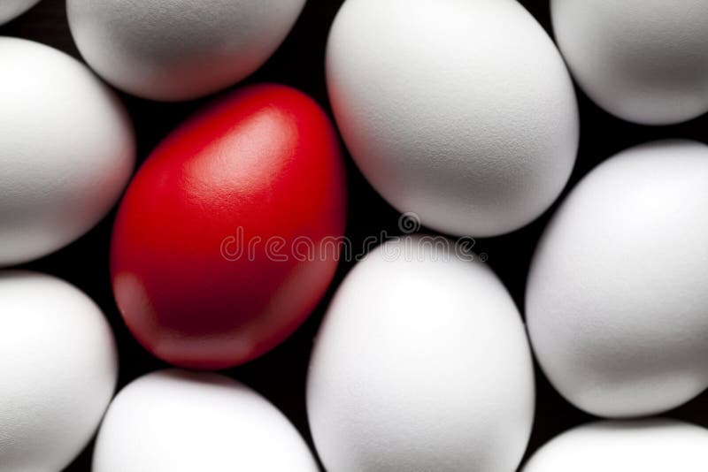 Red and white eggs stock image. Image of white, food - 66838827