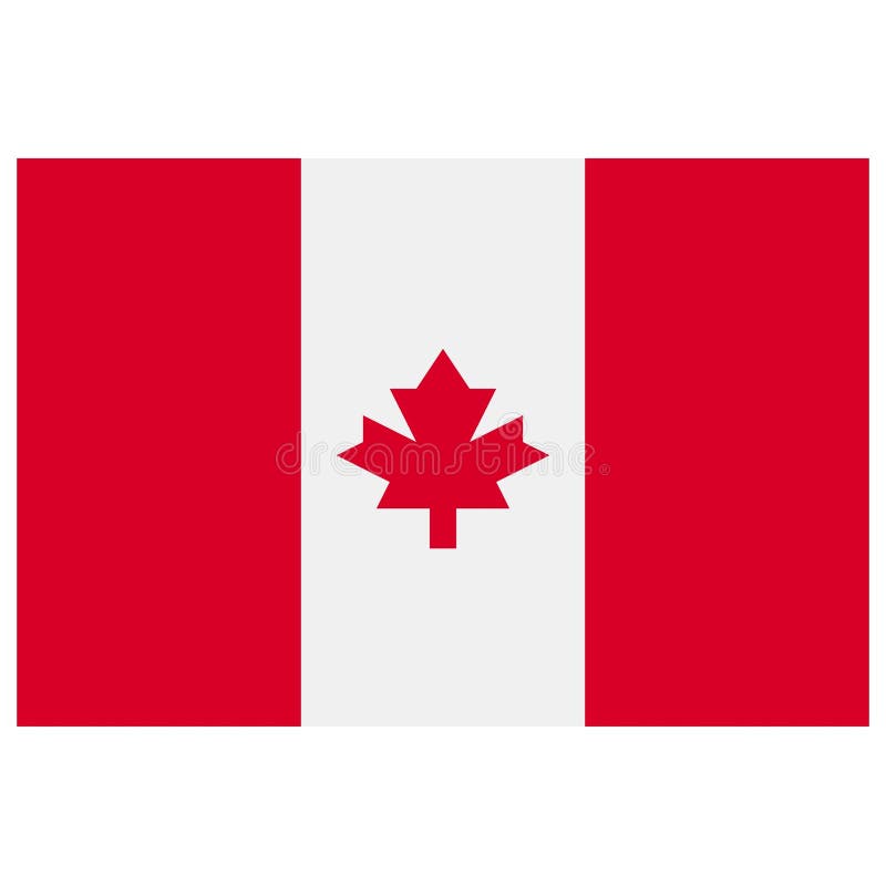 Picture with the Flag of Canada Stock Illustration - Illustration of ...