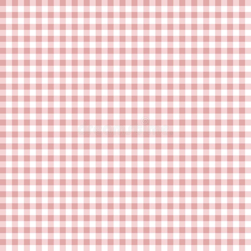 Red and White Gingham Checkered Pattern Background Stock Vector ...