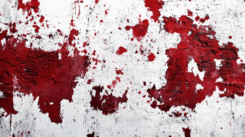Red and White Grunge Paint Texture Background Stock Illustration ...