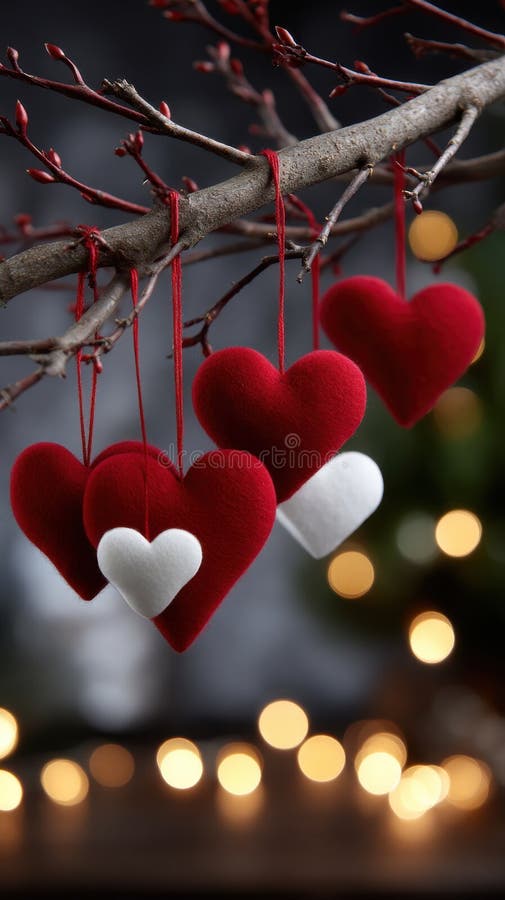 Bare Branch Red White Bokeh Lights Stock Photos - Free & Royalty-Free Stock Photos from Dreamstime