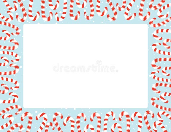 Red and White Holiday Christmas and New Year Flat Candy Canes and ...