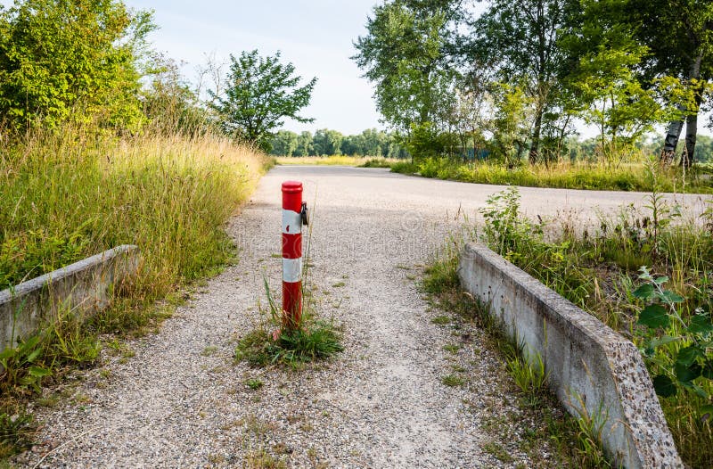 Red White Iron Pole Padlock Stock Photos - Free & Royalty-Free Stock ...