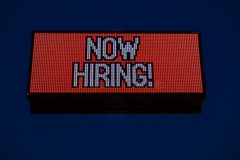 Now Hiring Neon Sign Stock Photos - Free & Royalty-Free Stock Photos ...