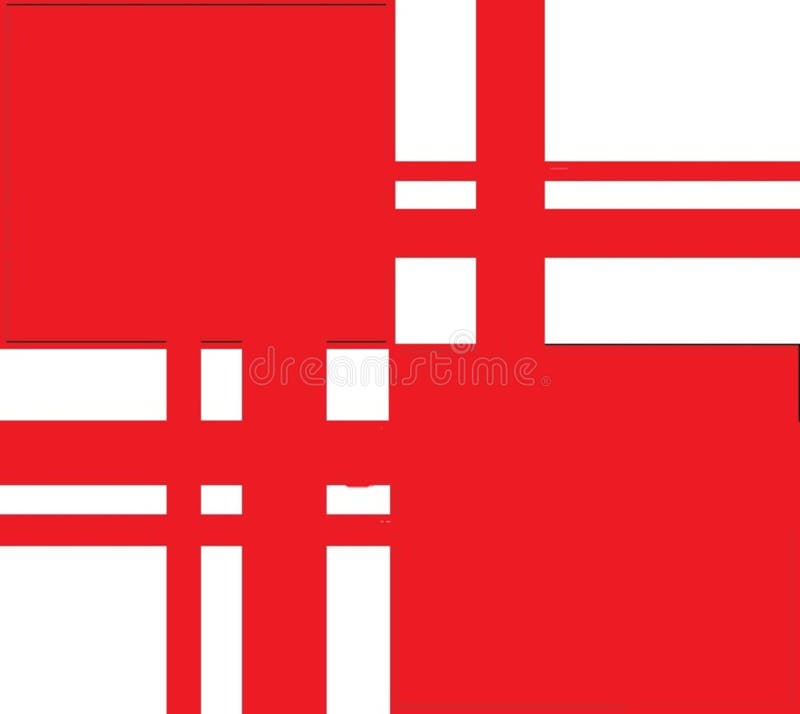 Red and White Lines and Squares Stock Illustration - Illustration of ...