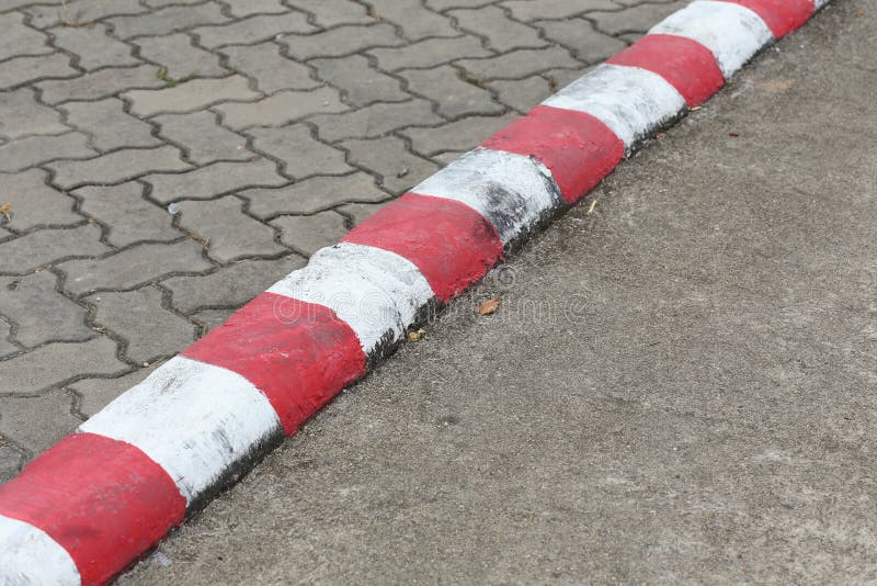 Red and white marking sign stock image. Image of white - 49656463