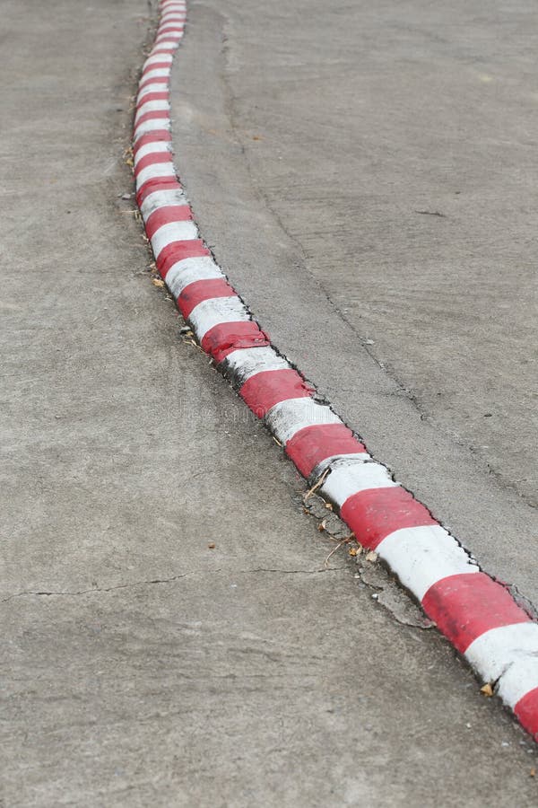 Red and white marking sign stock image. Image of sign - 49853397