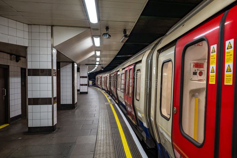 Underground editorial stock image. Image of locomotive - 354991329