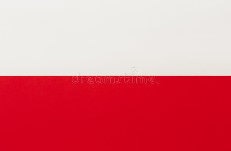 Red and white polish flag stock photo. Image of macro - 193406624