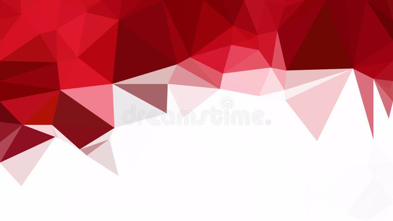 Red and White Polygon Abstract Background Stock Vector - Illustration ...