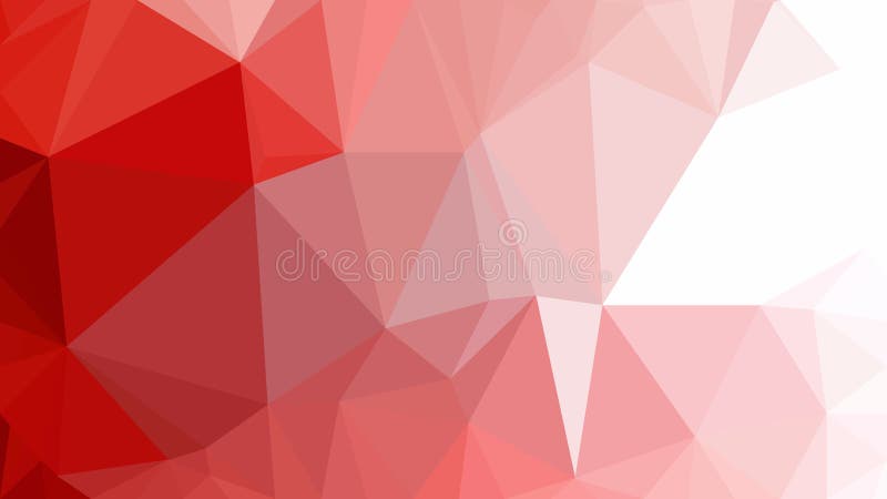 Red and White Polygonal Triangle Background Illustrator Stock Vector - Illustration of ...